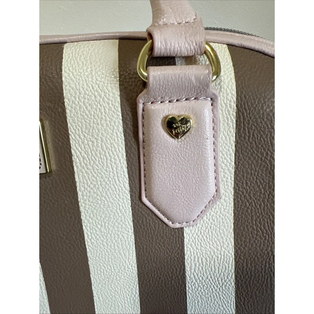 Betsey Johnson | Bags | Betsey Johnson Handbag Large Pastel Pink Brown ...